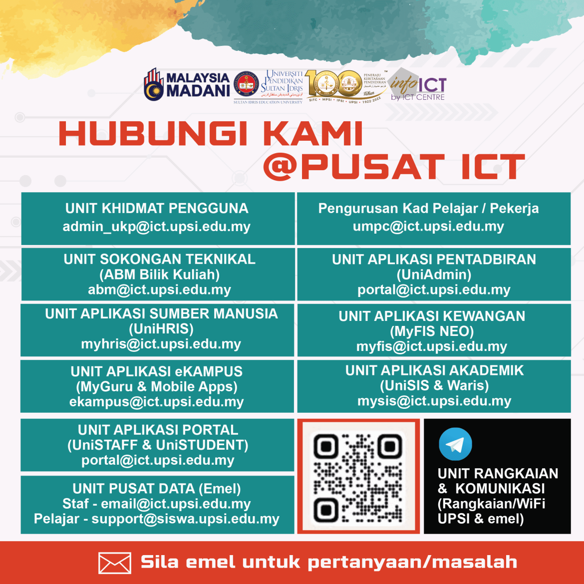 Ict Contact Upsi Bahagian Sumber Manusia 